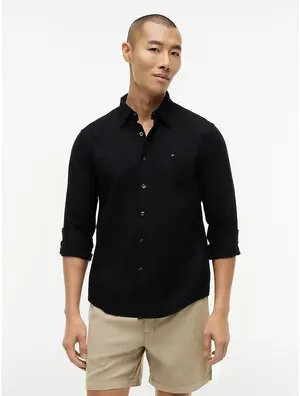 Tommy Hilfiger Men's Regular Fit Oxford Shirt - Black