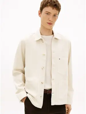 Tommy Hilfiger Garment-dyed Denim Chore Jacket