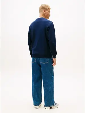 Tommy Hilfiger Big Flag Logo Sweatshirt - Navy