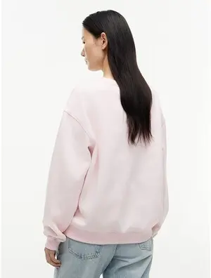 Tommy Hilfiger Varsity Logo Crewneck Sweatshirt - Pink Heather