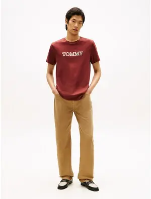 Tommy Hilfiger Tommy Graphic Logo T-shirt - Carmine Rust