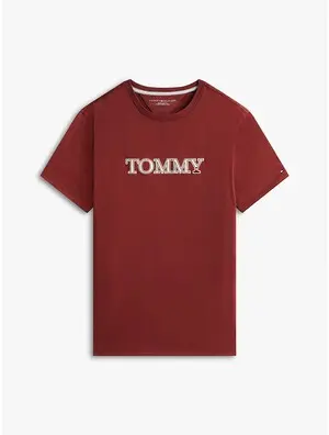 Tommy Hilfiger Tommy Graphic Logo T-shirt - Carmine Rust