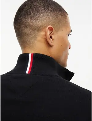 Tommy Hilfiger Quarter-zip Cotton Sweater