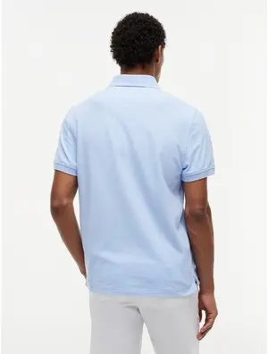 Tommy Hilfiger Regular Fit Stretch Tommy Polo - Light Blue