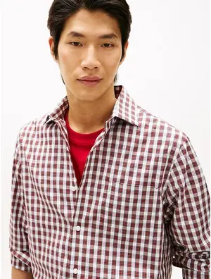 Tommy Hilfiger Regular Fit Tartan Thflex Dress Shirt 15/34