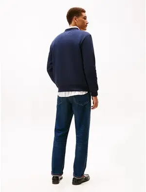 Tommy Hilfiger Arch Logo Crewneck Sweatshirt - Navy