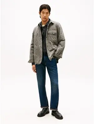 Tommy Hilfiger Garment-dyed Quilted Shirt Jacket