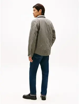 Tommy Hilfiger Garment-dyed Quilted Shirt Jacket