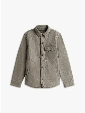 Tommy Hilfiger Garment-dyed Quilted Shirt Jacket