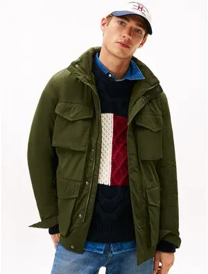 Tommy Hilfiger Packable Water-repellent Field Jacket - Arctic Spruce