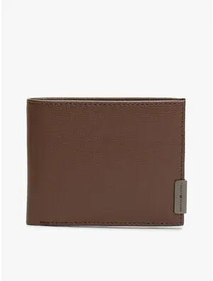 Tommy Hilfiger Pebbled Leather Wallet - Praline
