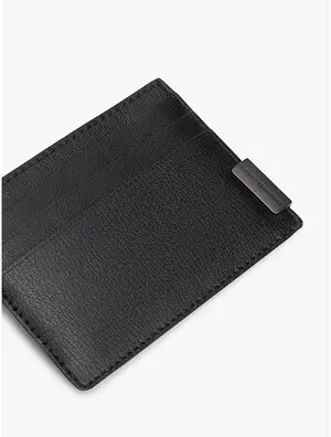 Tommy Hilfiger Pebbled Leather Card Holder