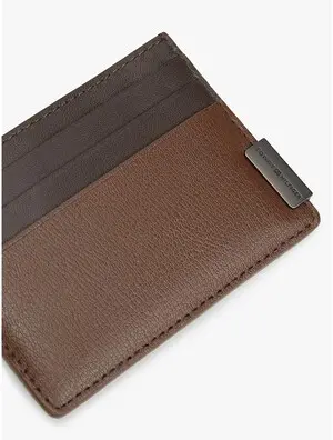 Tommy Hilfiger Pebbled Leather Card Holder