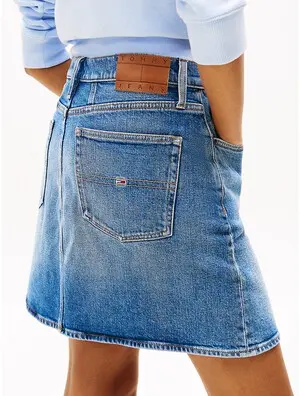 Tommy Hilfiger High-rise Denim Mini Skirt