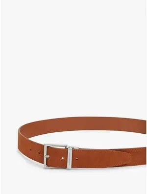 Tommy Hilfiger Reversible Square Buckle Leather Belt