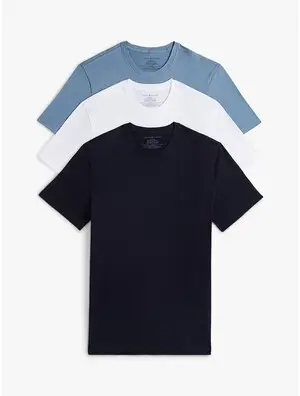 Tommy Hilfiger Cotton Classics Crewneck Undershirt 3-pack - Fossil