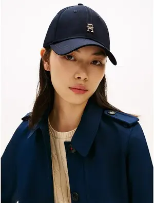 Tommy Hilfiger Monogram Logo Baseball Cap - Space Blue