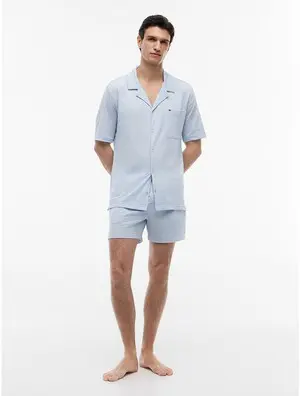 Tommy Hilfiger Boxer Sleep Short - Blue Wave