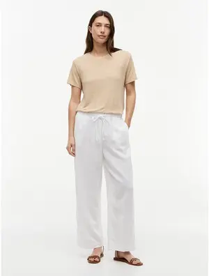 Tommy Hilfiger Linen-blend Crewneck T-shirt