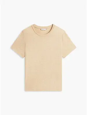 Tommy Hilfiger Linen-blend Crewneck T-shirt
