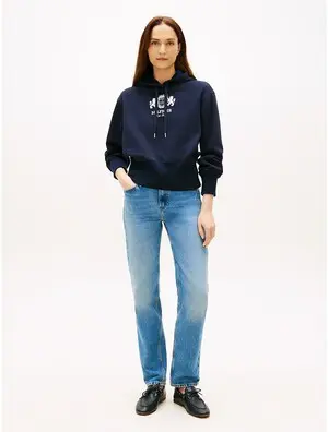 Tommy Hilfiger Badge Crest Logo Hoodie