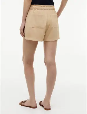 Tommy Hilfiger Pull-on Short With Drawstring Waist - Clayed Pebble