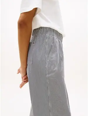 Tommy Hilfiger Elasticated Waist Wide-leg Ankle Pants