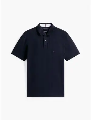 Tommy Hilfiger Regular Fit Stretch Tommy Polo - Navy