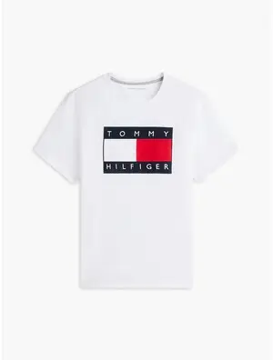 Tommy Hilfiger Big Flag Logo T-shirt White