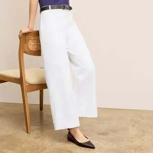 M.M.LAFLEUR Abby Jean Eco Better Than Denim - White