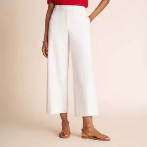 M.M.LAFLEUR Abby Wide-leg Cropped Jean