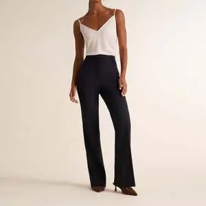 M.M.LAFLEUR Horton Flare Trouser - Black