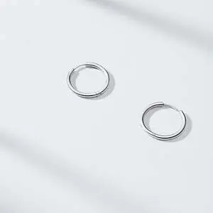 M.M.LAFLEUR Small Hoop Earrings - Silver