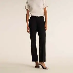 M.M.LAFLEUR Smith Straight-leg Trousers - Black
