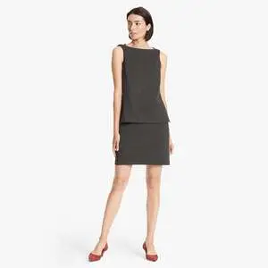 M.M.LAFLEUR Textured Ponte Pencil Skirt - One-color