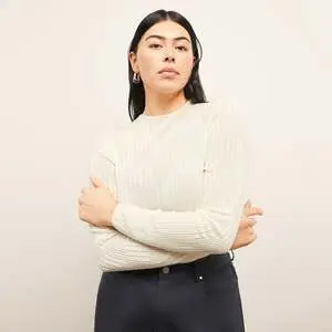 M.M.LAFLEUR Brodie Cascade Knit Top