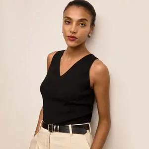 M.M.LAFLEUR M.M.LaFleur Peggy Essential Tank 365 Stretch Knit Black
