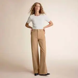 M.M.LAFLEUR Choe All-season Stretch Knit Top - Ivory