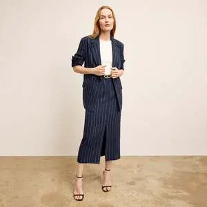 M.M.LAFLEUR The Teddy Pinstripe Blazer - One-color