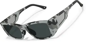 Zenni Sporty Rectangle Full Rim Eyeglasses With Security Strap - Pattern