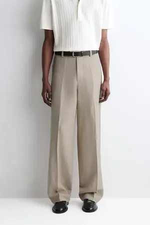 Cos Linen-blend Relaxed-fit Straight-leg Pants