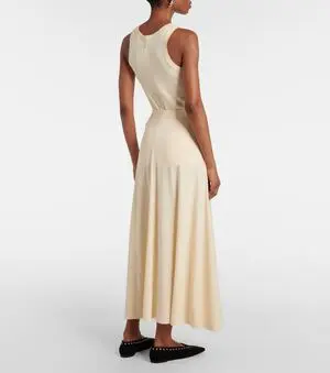 TOTEME Jersey Maxi Skirt - Beige
