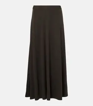 TOTEME Toteme Jersey Maxi Skirt Brown