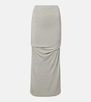 TOTEME Toteme Jersey Maxi Skirt Grey