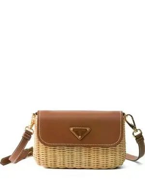 Prada Woven Shoulder Bags