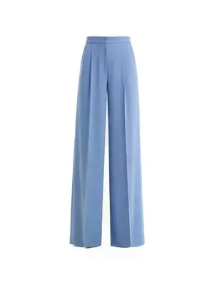 GEMY MAALOUF Pleated Wide-leg Trousers