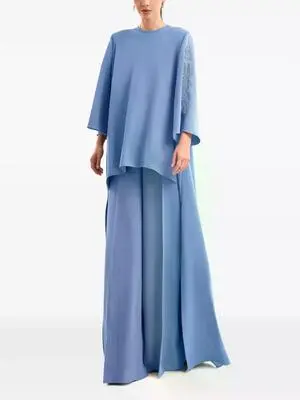GEMY MAALOUF Pleated Wide-leg Trousers