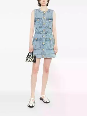 Aje Goldie Denim Dress