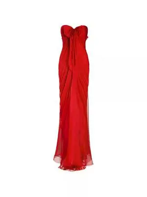 MARIA LUCIA HOHAN Lyna Maxi Dress - Red