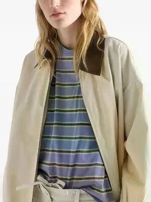 Prada Striped Cotton Jersey T-shirt